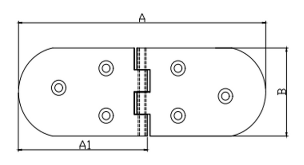 Stainless Steel Marine Hinge Equal in Kenya – Coastal Solutions